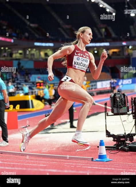 Gunta Vaicule Participating In The Belgrade 2022 World Indoor