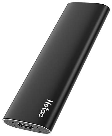 Внешний накопитель Netac SSD SLIM, 500 ГБ черный — купить по цене 7990 ...