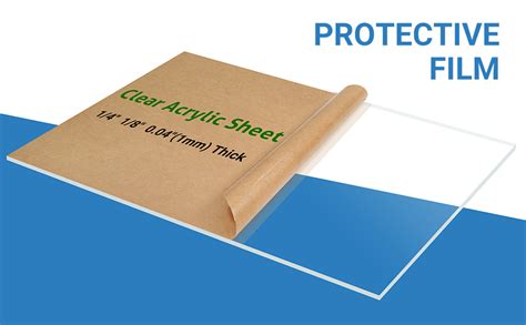 1 Pieces 24 X 36” Clear Acrylic Sheet Plexiglass 14