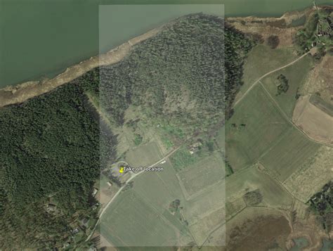 Satellite View Of The Flight Zone Highlighted Rectangle The Yellow