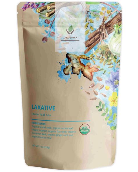 Gardenika Laxative Loose Leaf Herbal Tea Usda Organic Caffeine Free