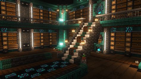 Fancy Warped Hyphae Storage Room Design In Minecraft In 2025