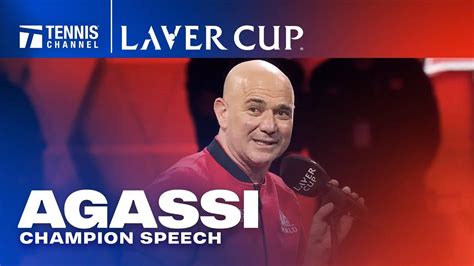 Red T Shirt Worn By Team World Captain Andre Agassi In Laver Cup 2025 Spotern