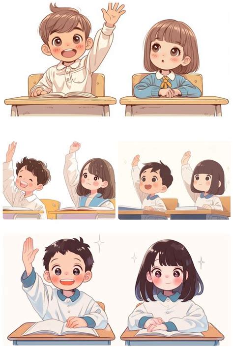 小学生举手简笔画步骤简单笔画（热门17张）简笔画图片大全