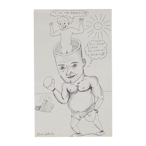 Bonhams Daniel Johnston 1961 2019 Signed Original Art