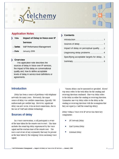 Delay On Voip Pdf Voice Over Ip Computer Network