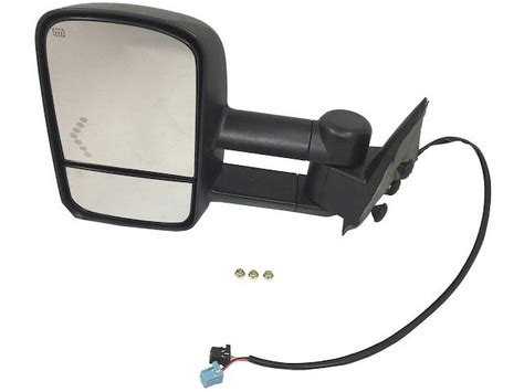 Left Driver Side Power Tow Mirror Manual Telescopic Heated Turn