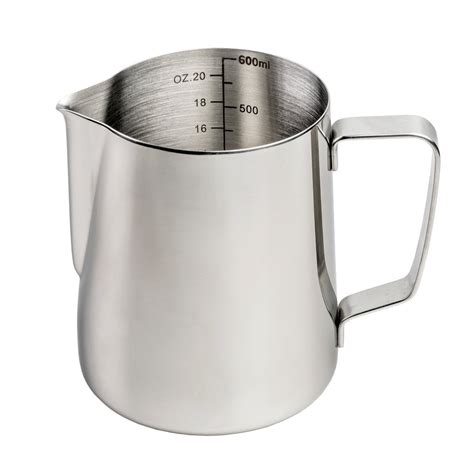 Milk Jugs And Barista Frothing Pitchers