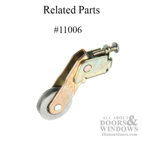 Adjustable Roller Assembly With 1 Inch Steel Wheel For Peach