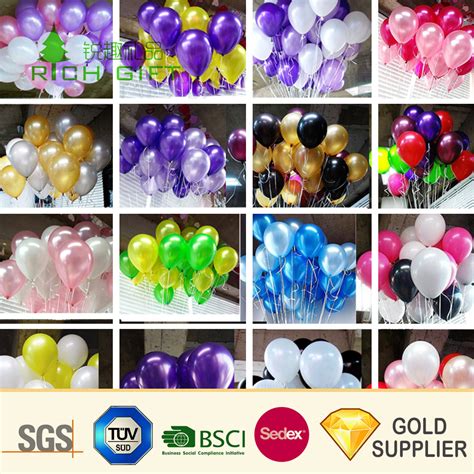 Hot Selling Custom Birthday Party Decoration Latex Rubber Air