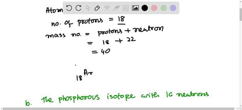 Solved 3 Write The Isotopic Symbols In The Form X A For Each Isotope