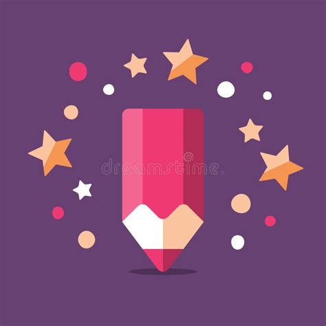 Creative Pencil Flat Icon Creativity Class Writing And Storytelling