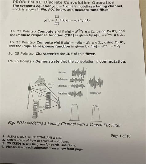 Problem 01 Discrete Convolution Operationthe