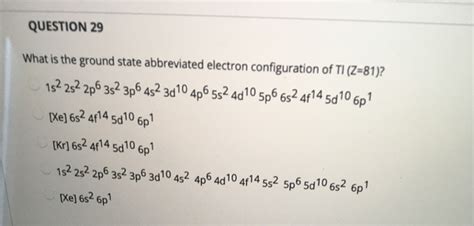 Electron Configuration For Ti