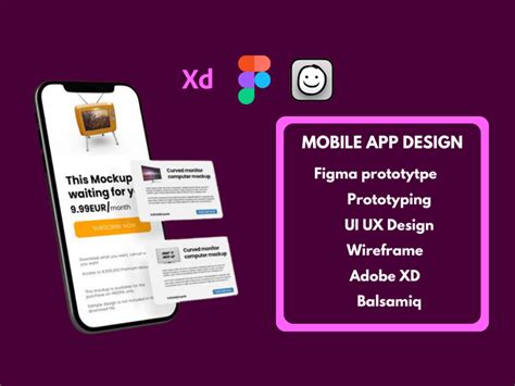 Uxui Design And Interactive Clickable Prototype In Figma Adobe Xd