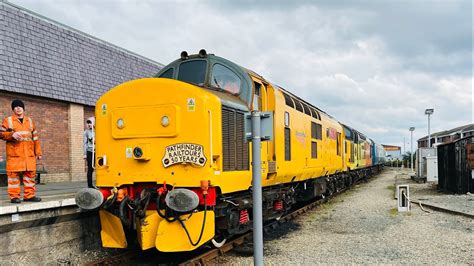 Network Rail Class 97 And Colas 37 Shunting Pathfinder Railtour At