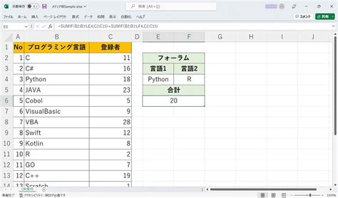 Excel│or条件（または）で合計値を求める方法 Sumif関数 Webs│ビジネスのit・テクノロジー活用