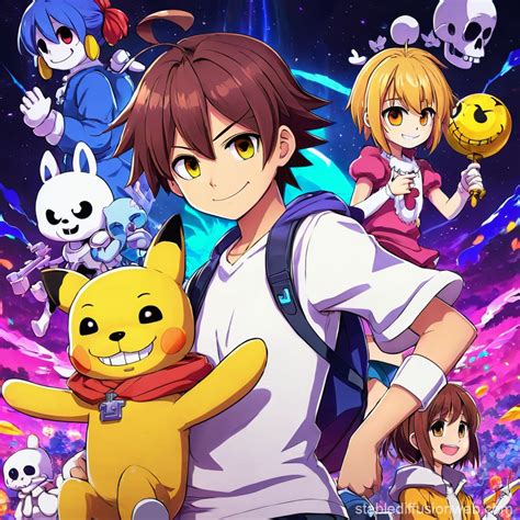 Undertale R34 Neon Game Stable Diffusion Online