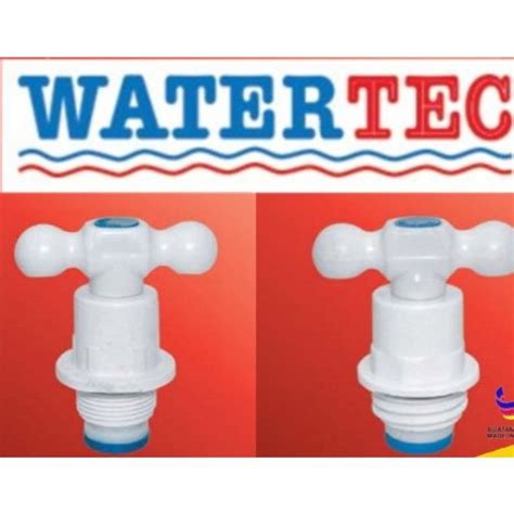 Ls Gemilang Original Watertec Lock Heart Water Pvc Stopcock Spare Part Head Socket Stopcock Stop