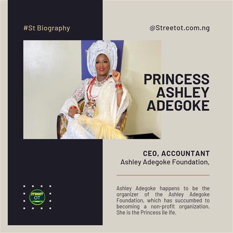Streetotmedia — Princess Ashley Adegoke Biography Age Weight
