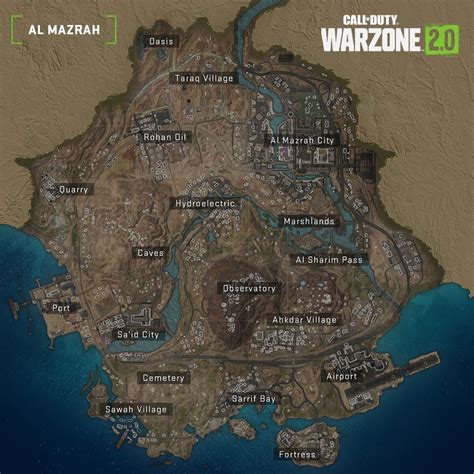 Warzone 2 Map And All Pois Revealed