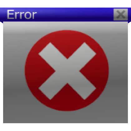 Error Glitch Corrupted Computer Face Roblox
