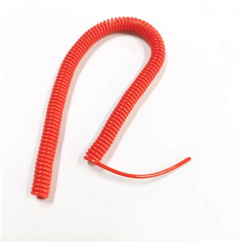 3 Core Spring Wire Spiral Electric Cable 05 Square 25 M Orange Power