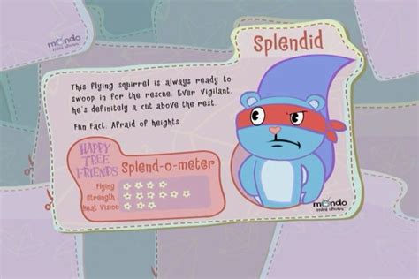 Splendid Collect Em All Card Happy Tree Friends Trivia Images