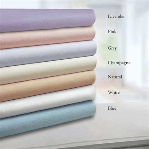 Double Luxury Legends Plain Flannelette Flat Sheet Scotts Of Stow