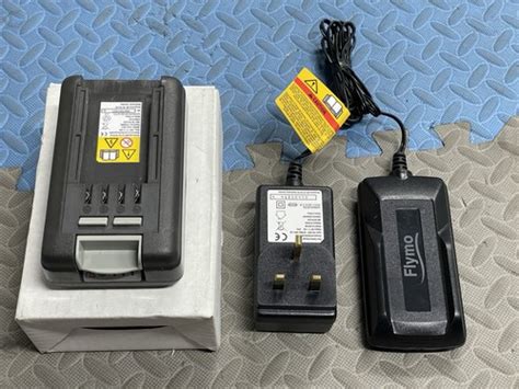 Flymo 20v Li Cordless Battery And Charger For Strimmer Etc Ebay Uk