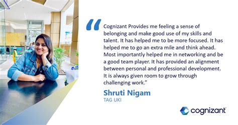 Shruti Nigam On Linkedin Globaltaday Careersintech Rightwhereibelong Coginizantuki