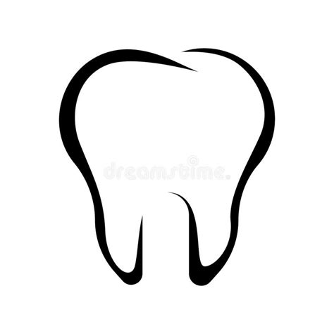 Tooth Vector Icon Teeth Illustration Sign Dentist Logo Or Symbol Stock Vector Illustration