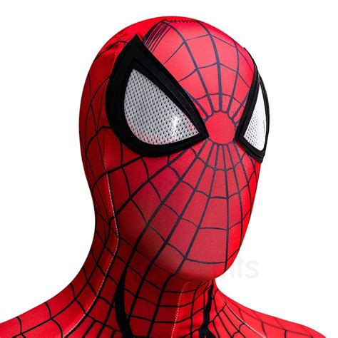 Comic Style Spider Man Cosplay Costume Hq Printed Suit For Halloween