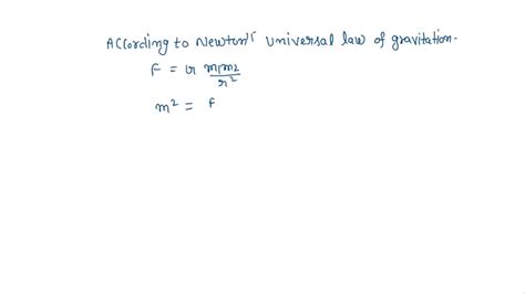Two Spherical Objects Have Equal Masses And Experience A Gravitational