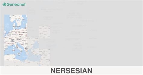 Last Name Nersesian Origin And Meaning Geneanet
