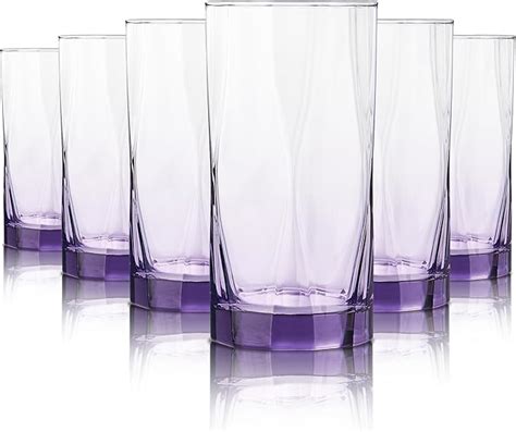 Creativeland Geometric Shapes Glass Drinking Glasses Set