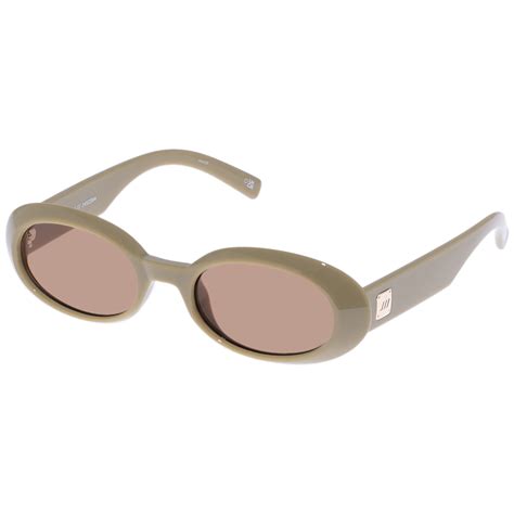 Work It Biscotti Uni Sex Oval Sunglasses Le Specs