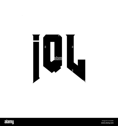 Iql Letter Logo Design For Technology Company Iql Logo Design Black And White Color Combination