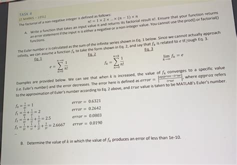Solved Task 4 2 Marks L0sl The Factorial Of A Non Negative