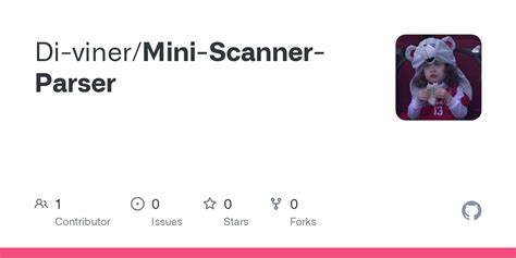 Github Di Vinermini Scanner Parser