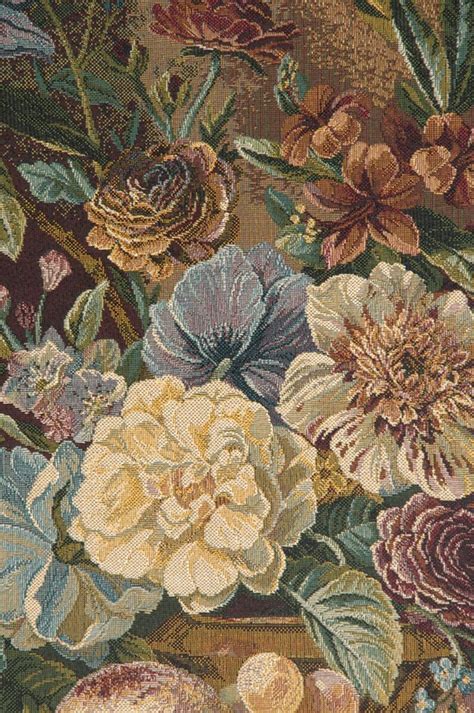 Floral Fruit Tapestry Italian Jacquard Woven Wall Hanging Etsy