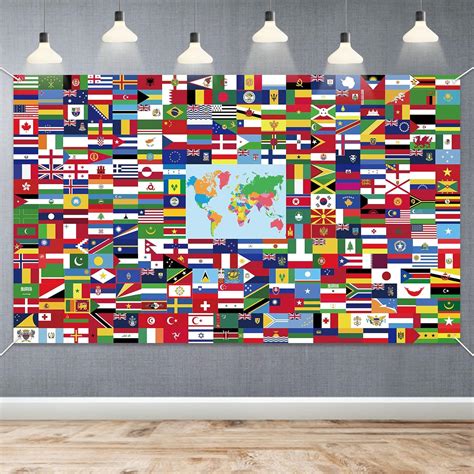 World Flag Banner 5x3ft Fabric Country Flags Barbados Ubuy
