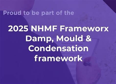 Appointed To The Nhmf Frameworx Damp Mould And Condensation Works Framework