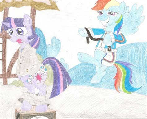 Rainbow Dash Wedgie