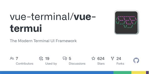 Vue Terminal Vue Termui · Discussions · Github