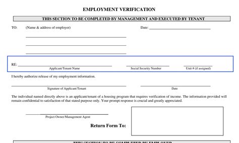 Employment Verification Form Evf ≡ Fill Out Work Income Pdf