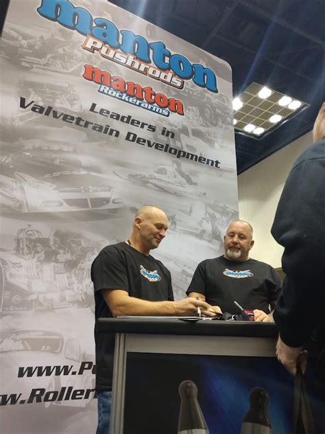 Manton Pushrods Black T Shirt Manton Racing Prodcuts