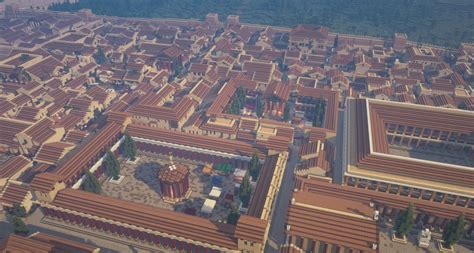 Minecraft Roman City Map Silvereyes Coliseum And Pantheon Uplift