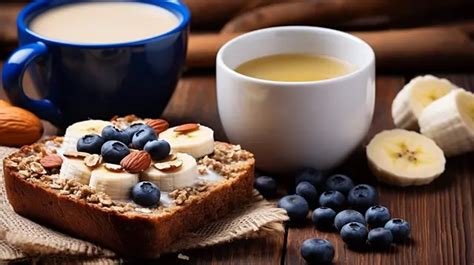Delicious Breakfast Spread Fresh Banana Background Breakfast Table Breakfast Background Tea
