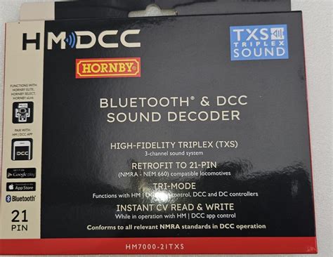 Hm Dcc Bluetooth And Dcc Sound Decoder 21pin